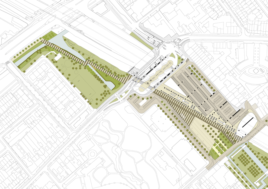 Public transport node Voorburg by Posad spatial strategies - Architizer