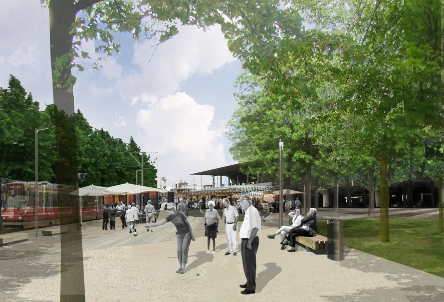 Public transport node Voorburg by Posad spatial strategies - Architizer