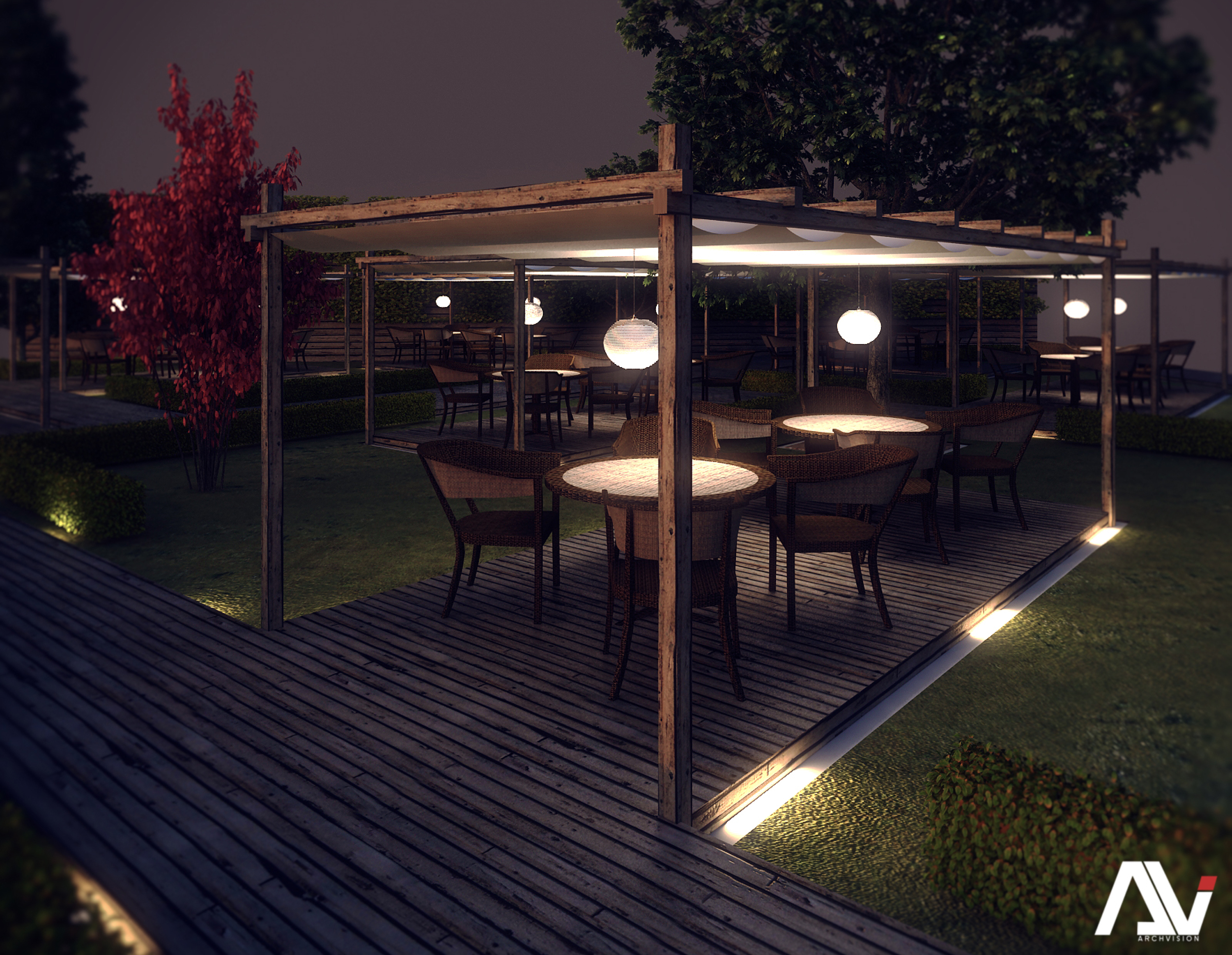 Park and terrace design by ARCHVISION - Architizer