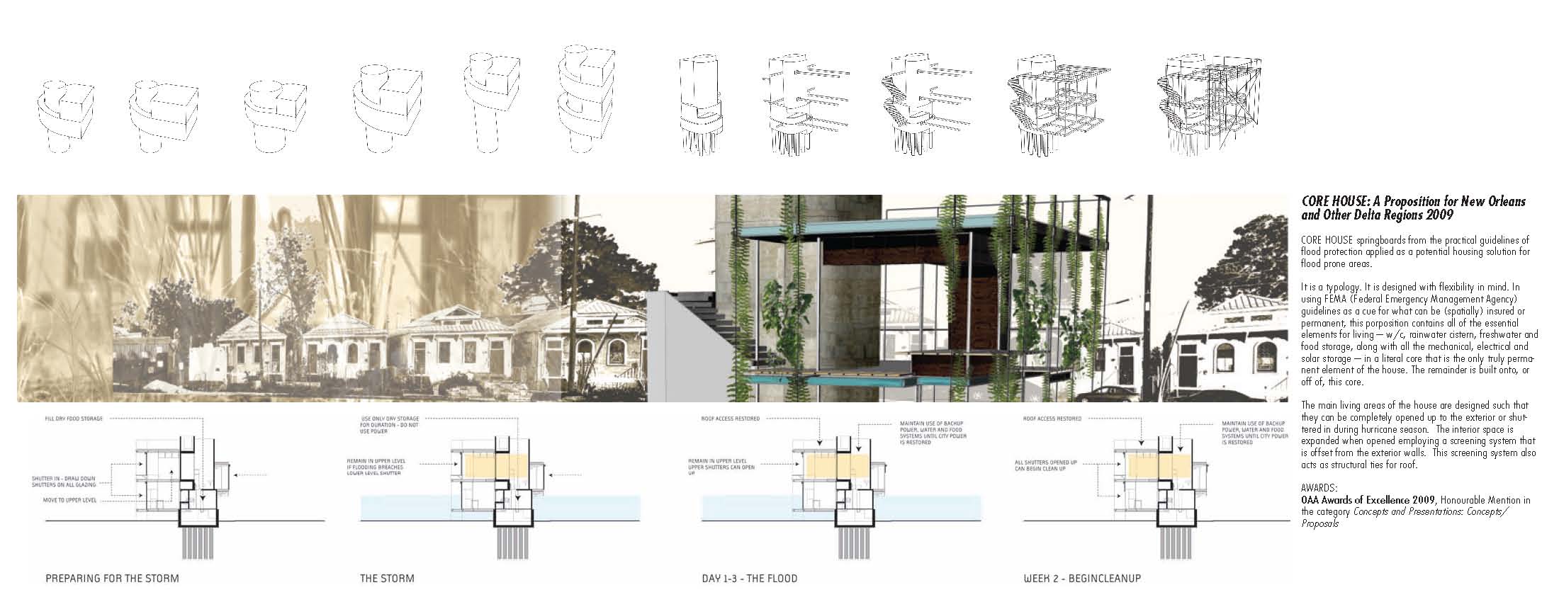 Core House: A Project for New Orleans and Other Delta Regions - Architizer