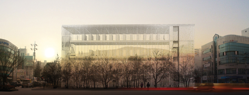 Daegu Gosan Library - Ground Mirror - Architizer