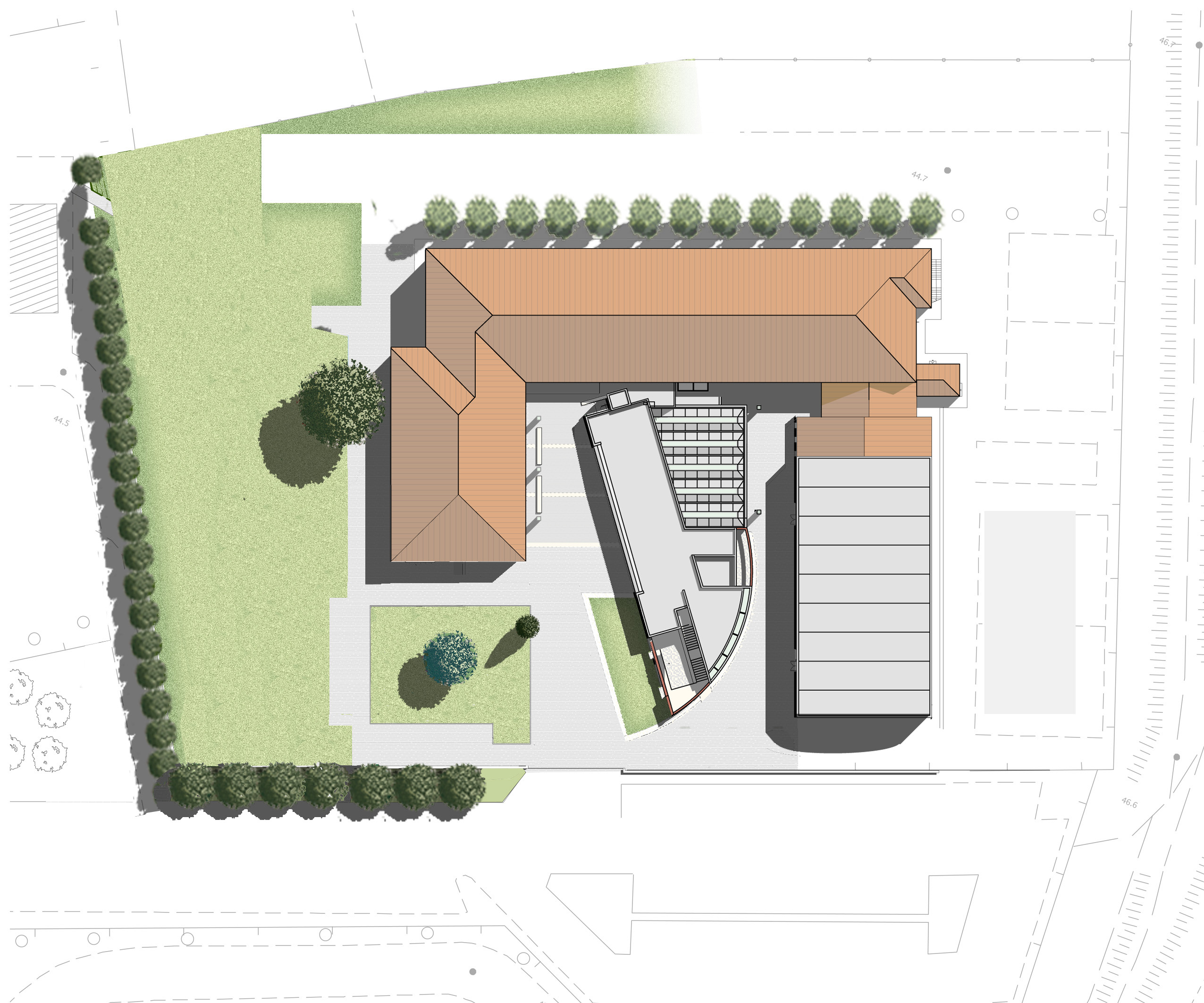 New wing of "Altiero Spinelli" secondary school - Architizer