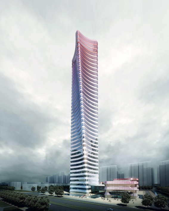 Jiangdu landmark tower - Architizer