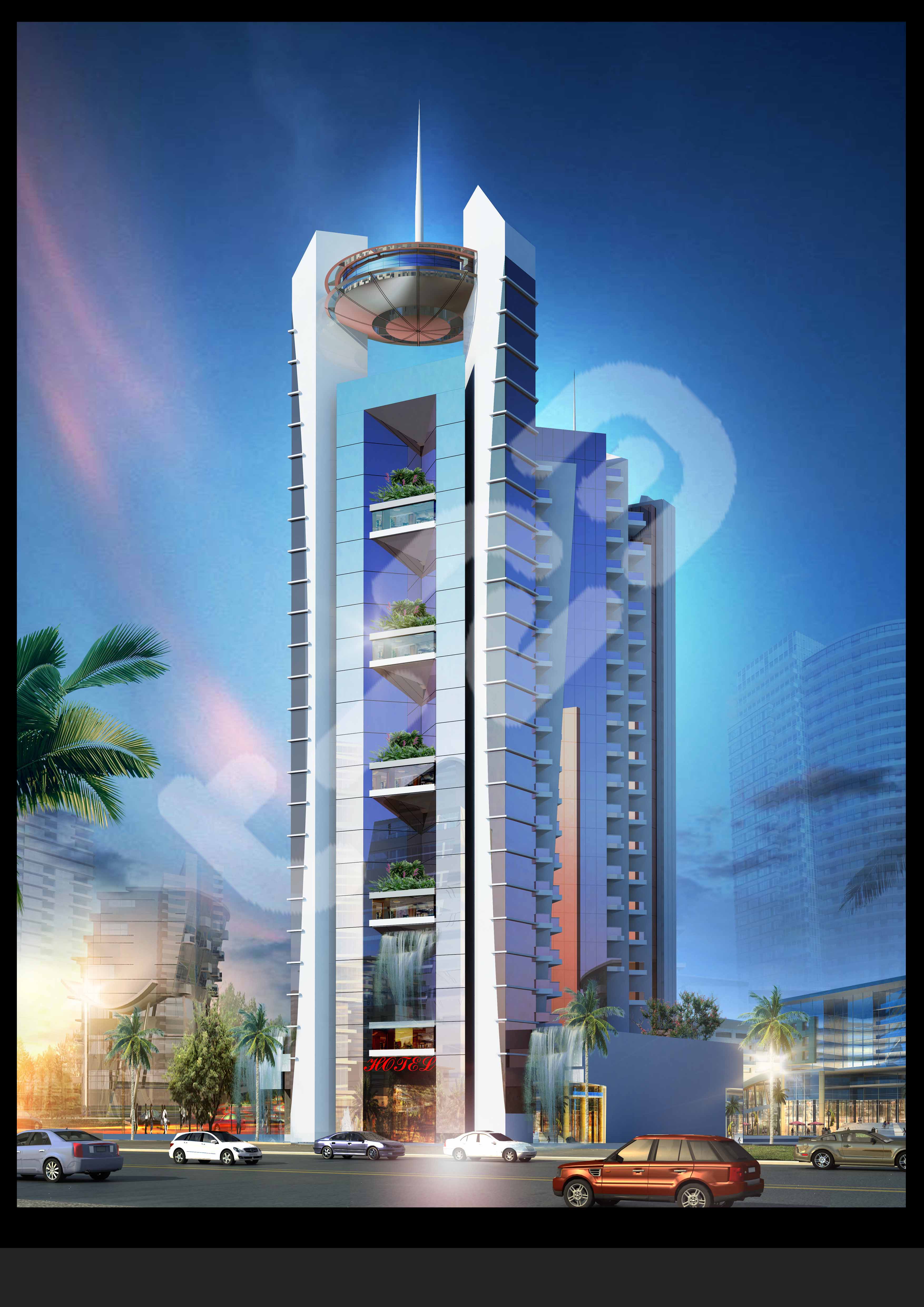 khaled tower and hotel by T23 STUDIO - Architizer