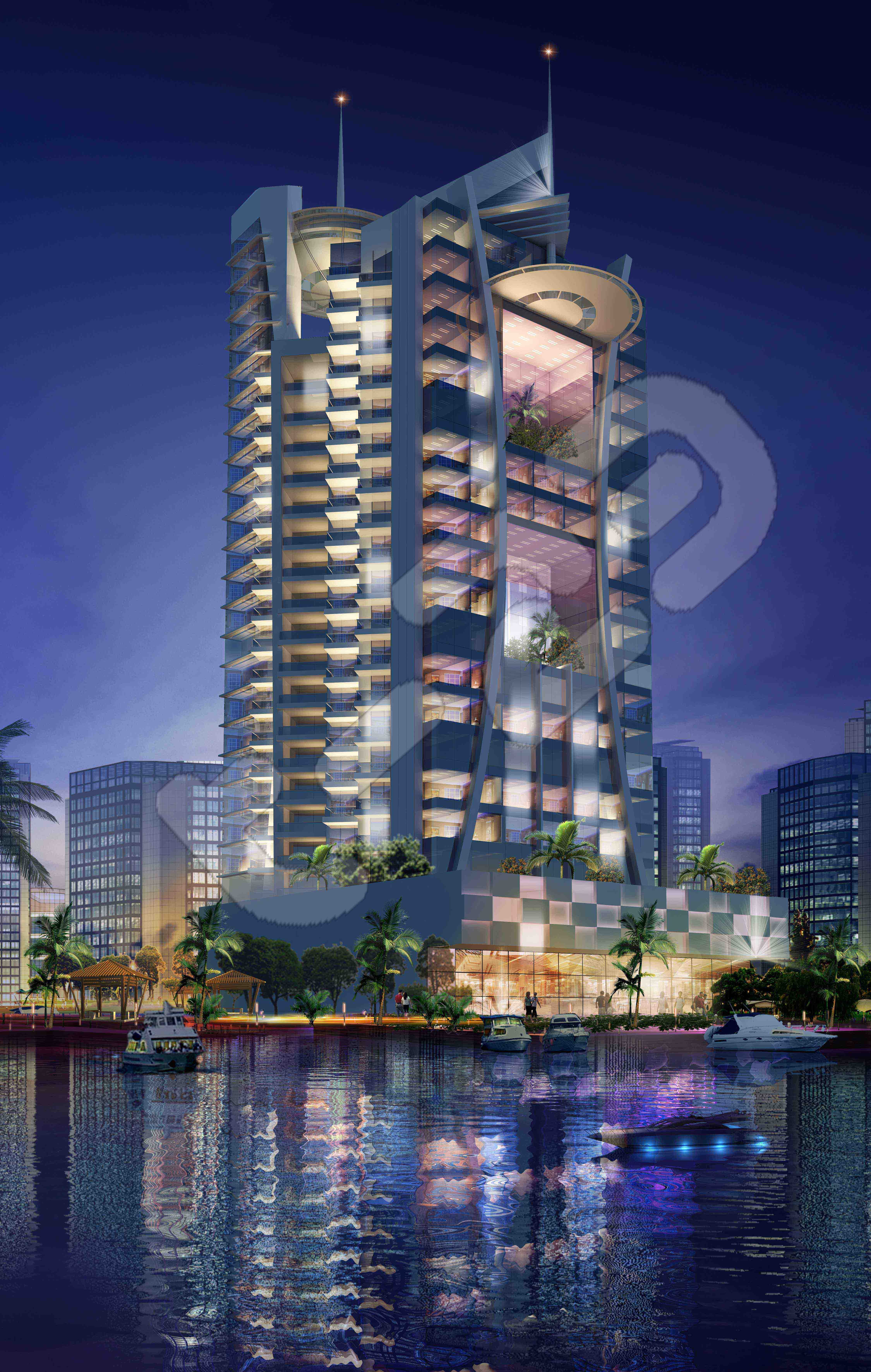 khaled tower and hotel by T23 STUDIO - Architizer