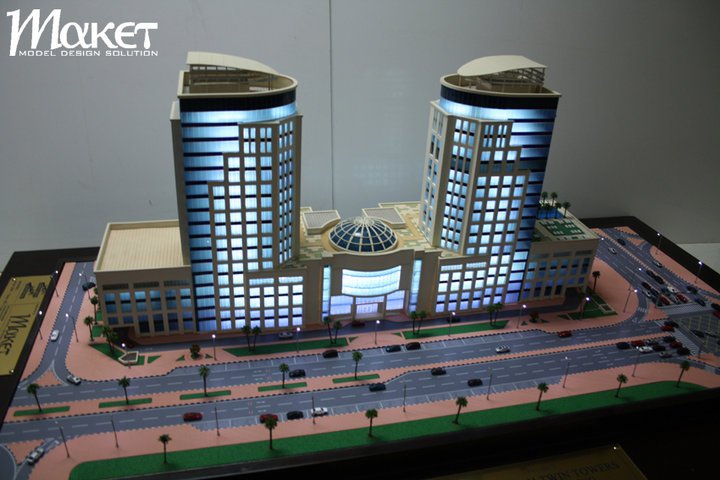 AL JASRAH TWIN TOWERS by MAKET Physical Modelling - Architizer