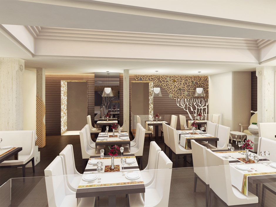 Banquette Hall in "Arax" Restaurant in Moscow - Architizer