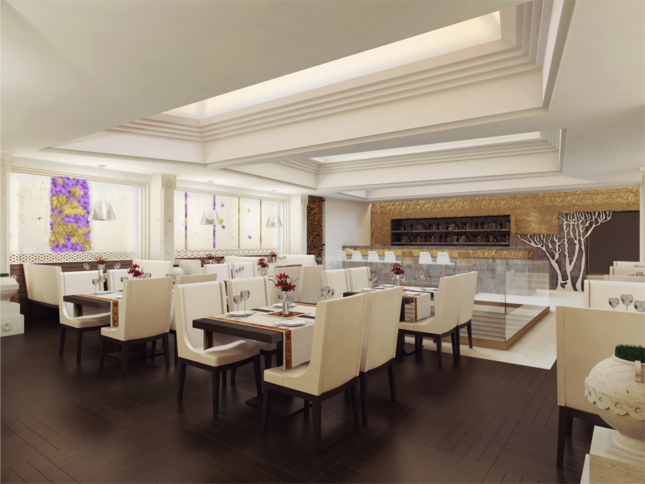 Banquette Hall in "Arax" Restaurant in Moscow - Architizer