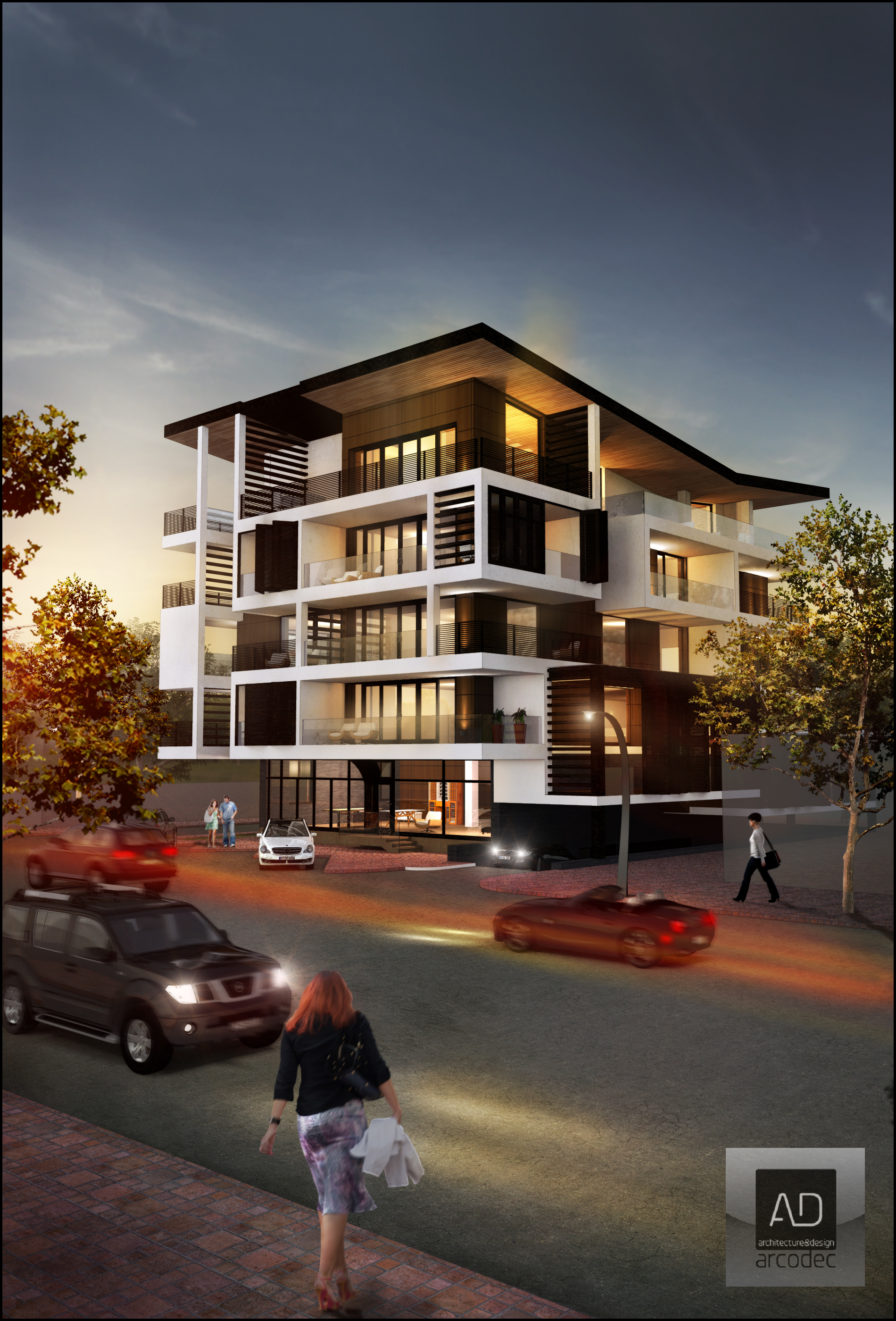 12 apartments block - Architizer