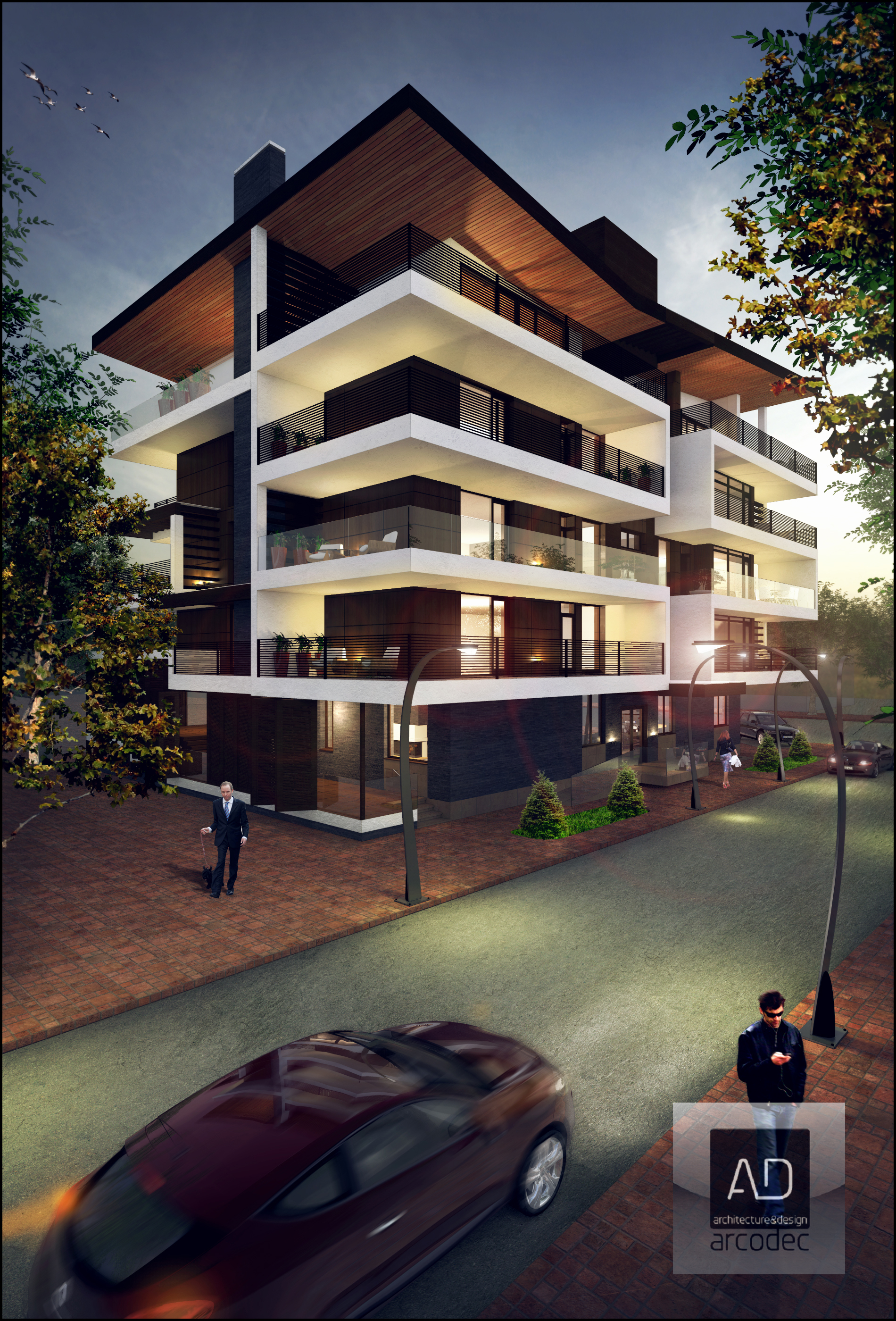 12 apartments block - Architizer