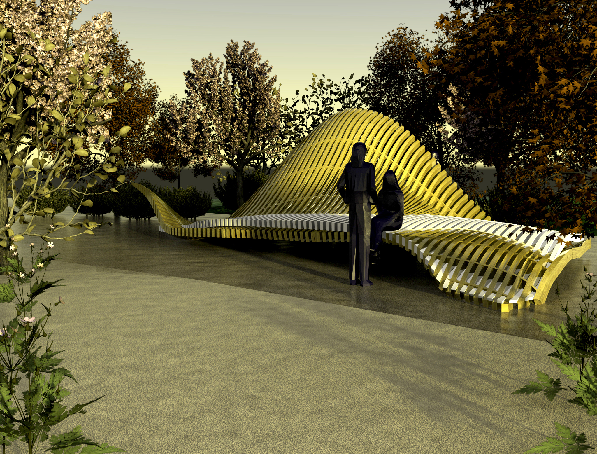 fLying seating installation Seoul - Architizer