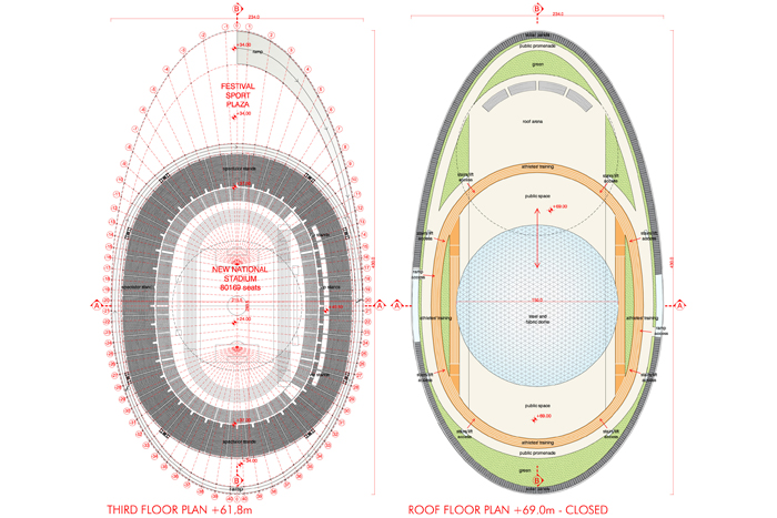 Competition for the New National Stadium in Tokyo by Andrea Maffei ...