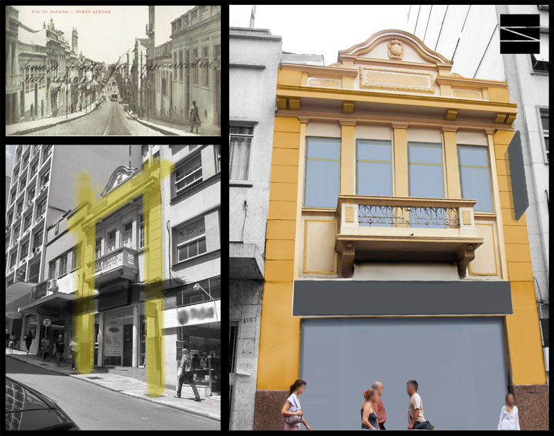 downtown retail building. - Architizer