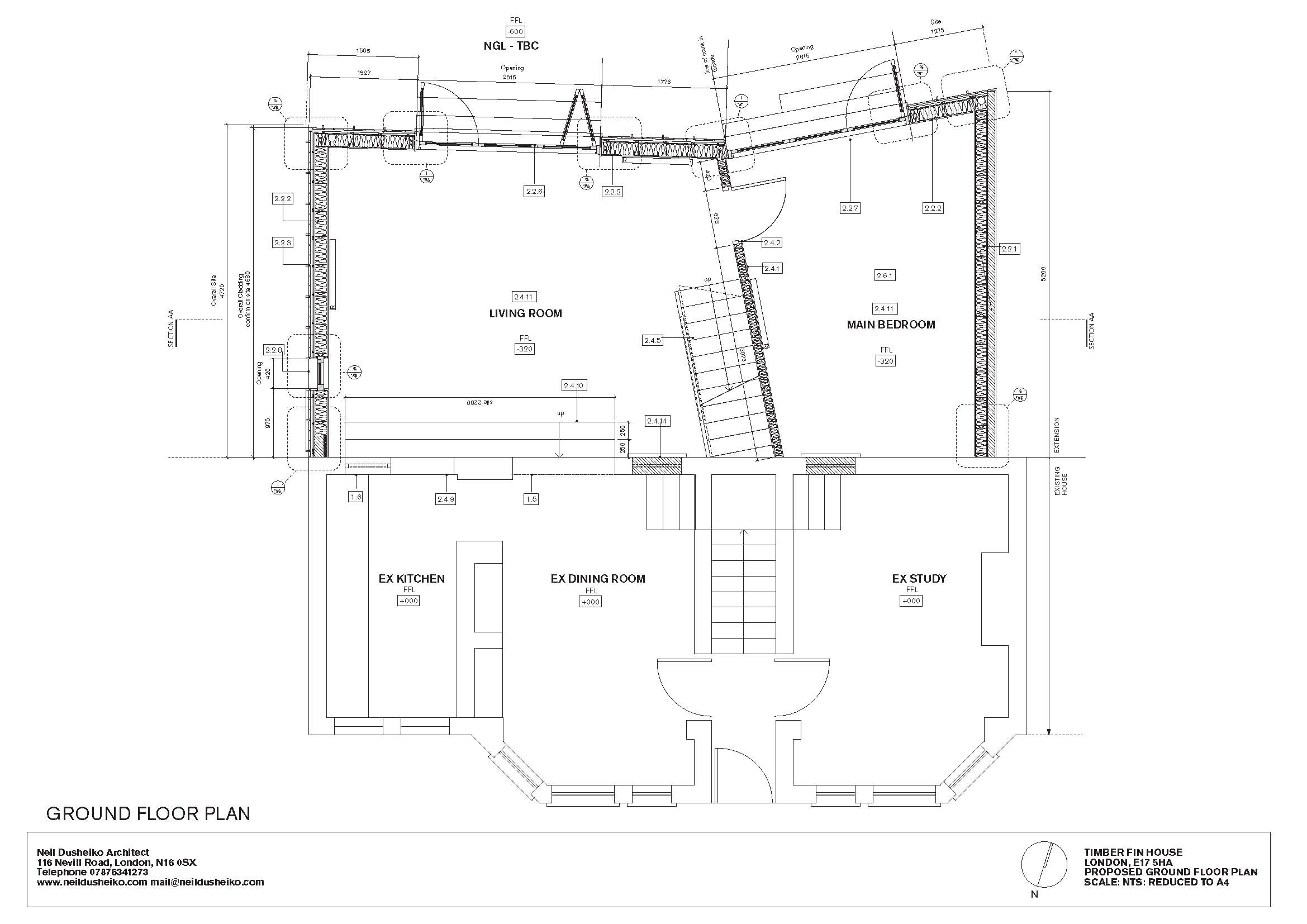 Timber Fin House by Neil Dusheiko Architects - Architizer