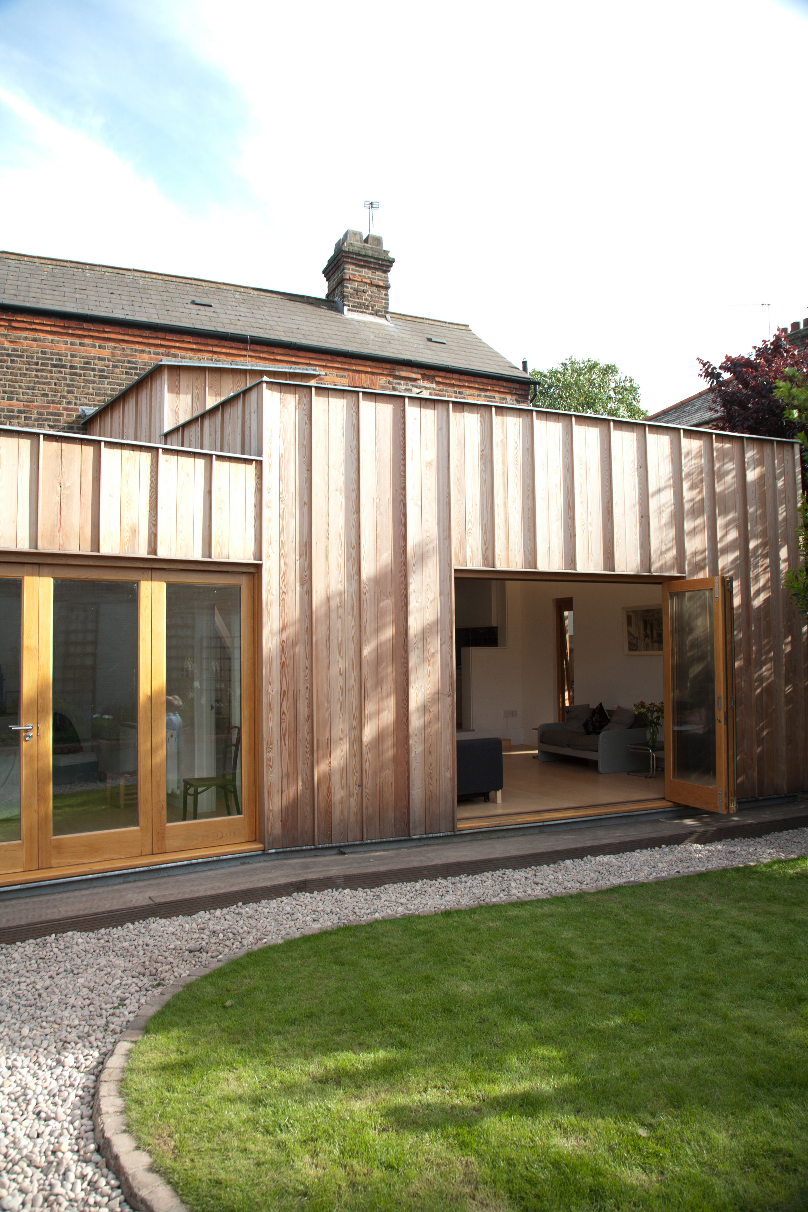 Timber Fin House by Neil Dusheiko Architects - Architizer