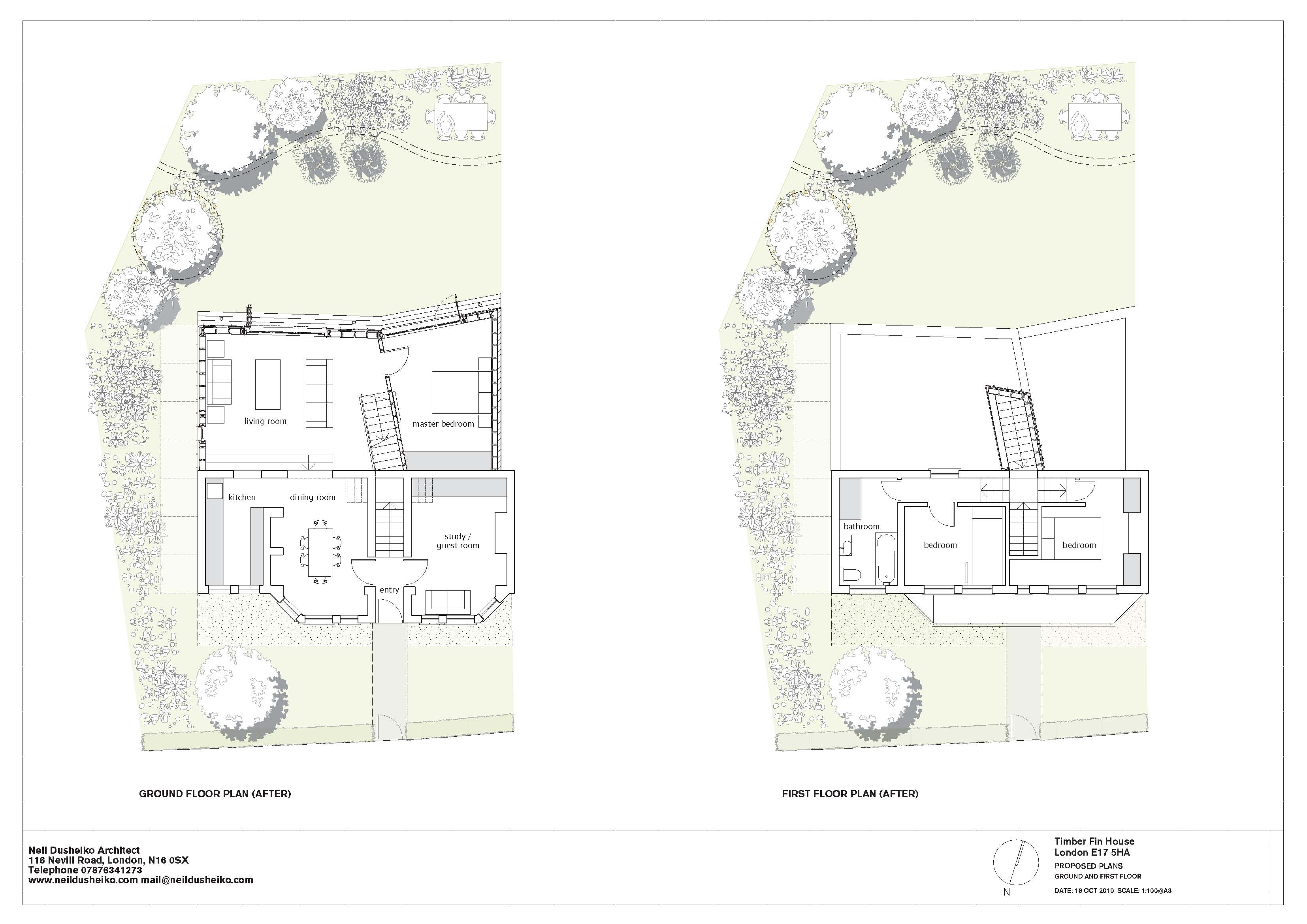 Timber Fin House by Neil Dusheiko Architects - Architizer