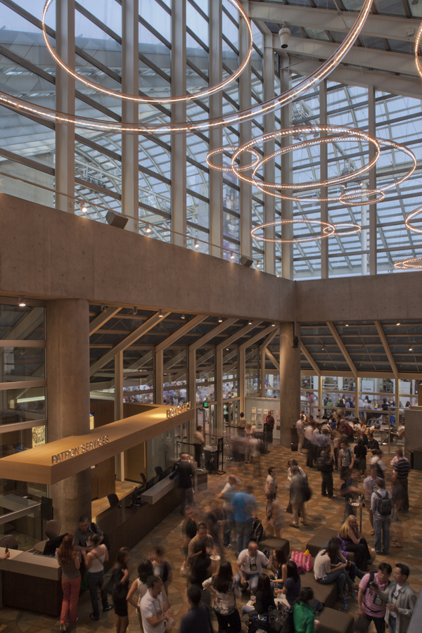 Helen Bonfils Theatre Lobby by Semple Brown Design, P.C. - Architizer