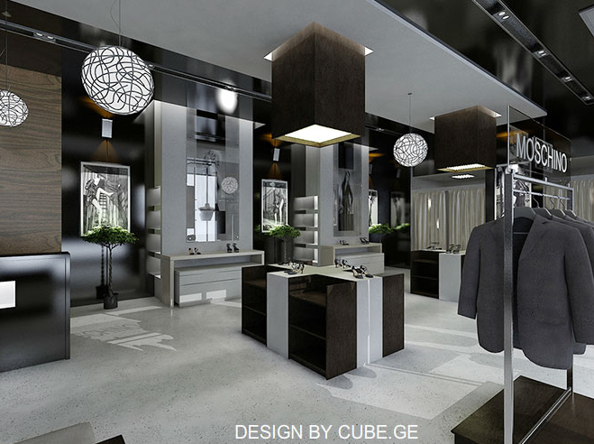 Shop of brend MOSCHINO. interior design - Architizer