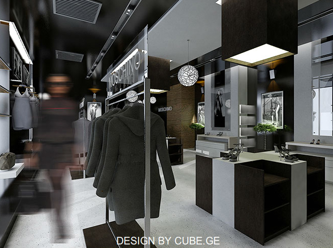 Shop of brend MOSCHINO. interior design - Architizer