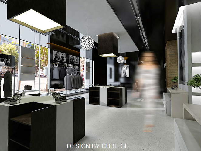 Shop of brend MOSCHINO. interior design - Architizer