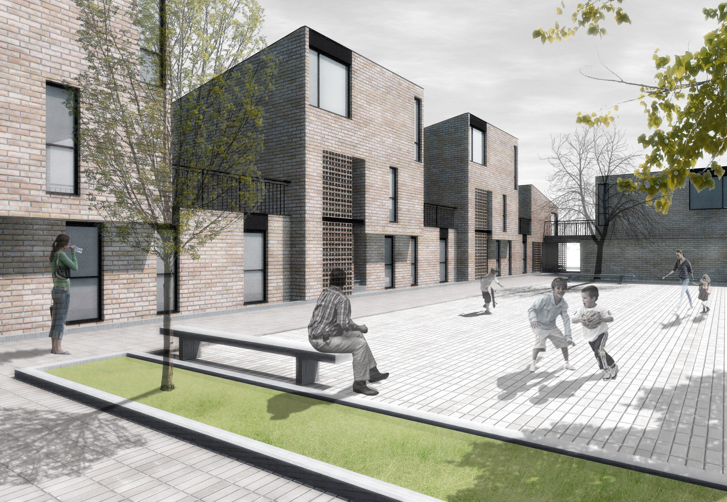 Social Housing in Brick Masonry - Architizer