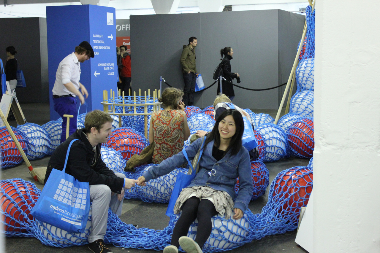 Giant Knitting Nancy - Get Knitted with your space by Superblue Design ...