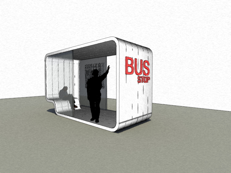 FoldingBusStop - Architizer