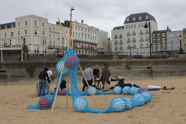 Giant Knitting Nancy - Get Knitted with your space by Superblue Design ...