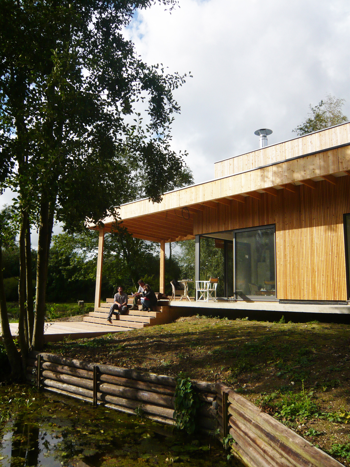 Long House on a Lake by BplusB Architectures - Architizer