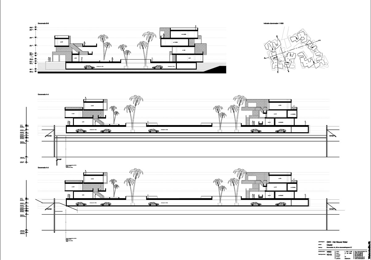 Floating apartmentcomplex Citadel by Waterstudio.NL - Architizer