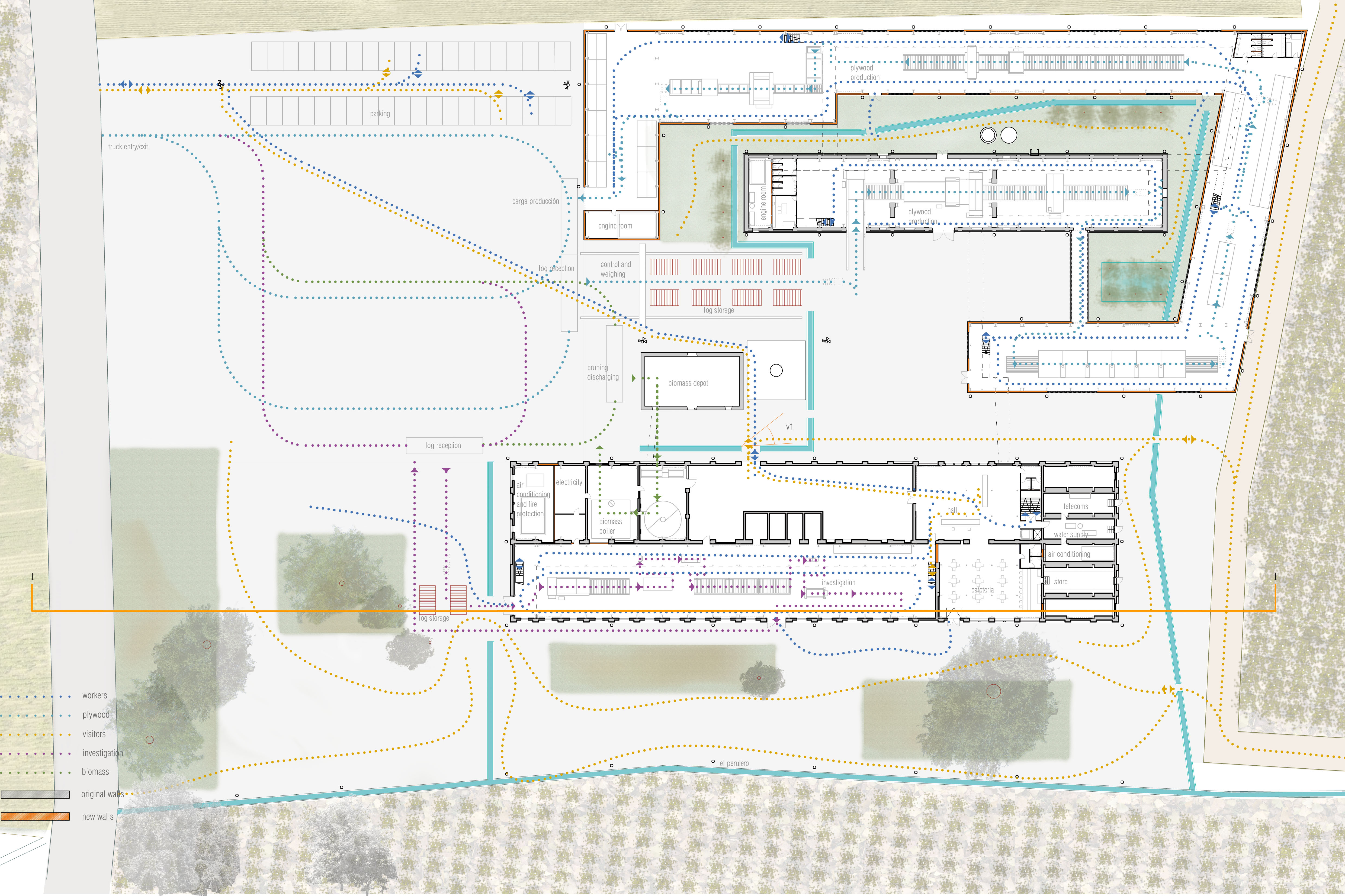 reconversion of an old sugar mill for plywood production - Architizer