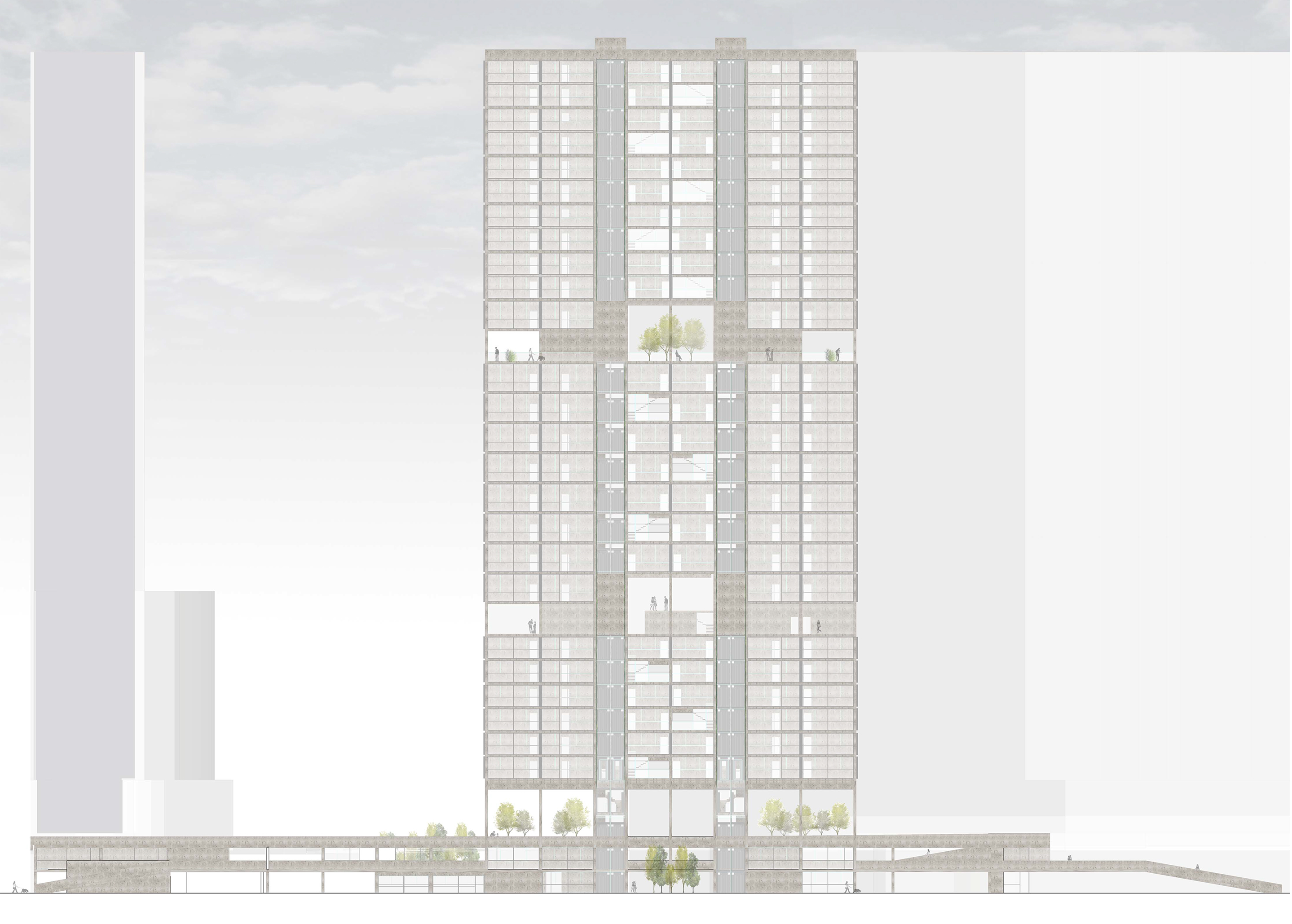 Idea 110791: Ein Hochhaus für Paris in Paris, France - Architizer