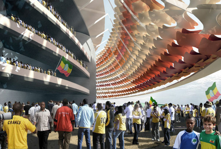 Addis Ababa National Stadium and Sports Village by LAVA - Laboratory ...
