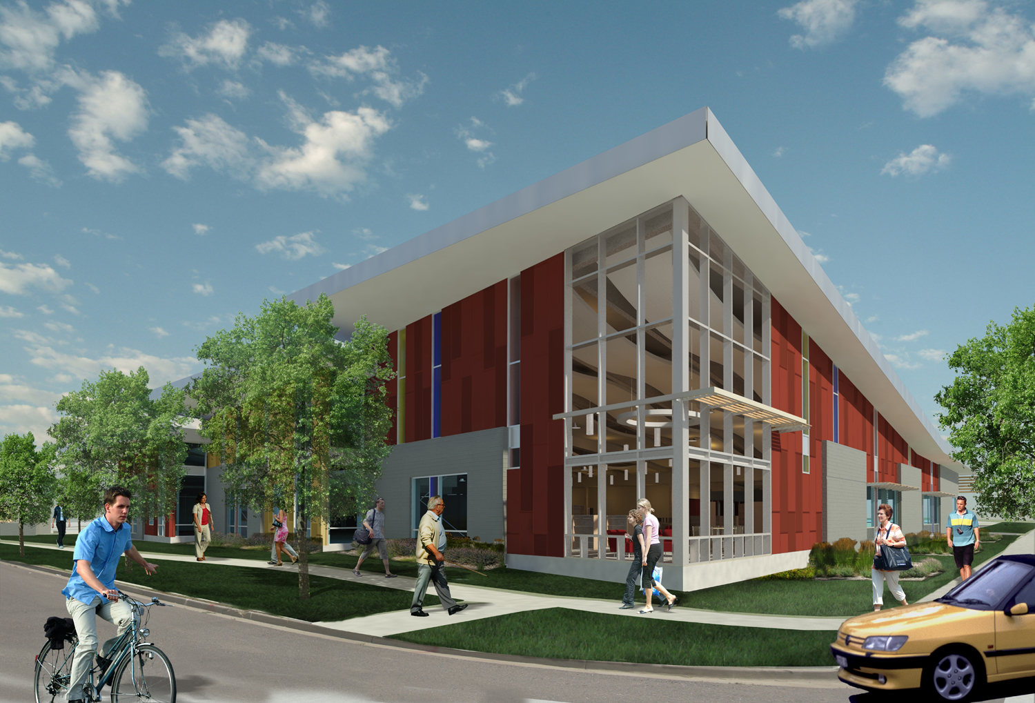 Green Valley Ranch Library by Humphries Poli Architects - Architizer