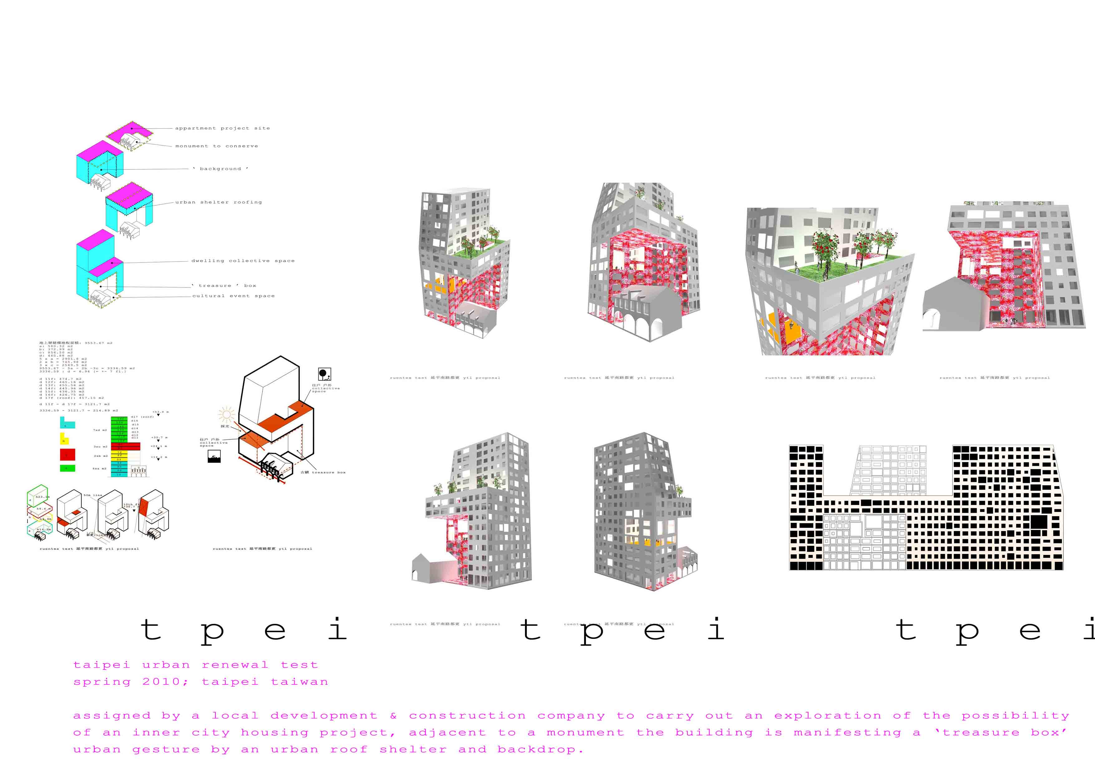taipei inner city urban renewal project housing scheme for ruentex ...