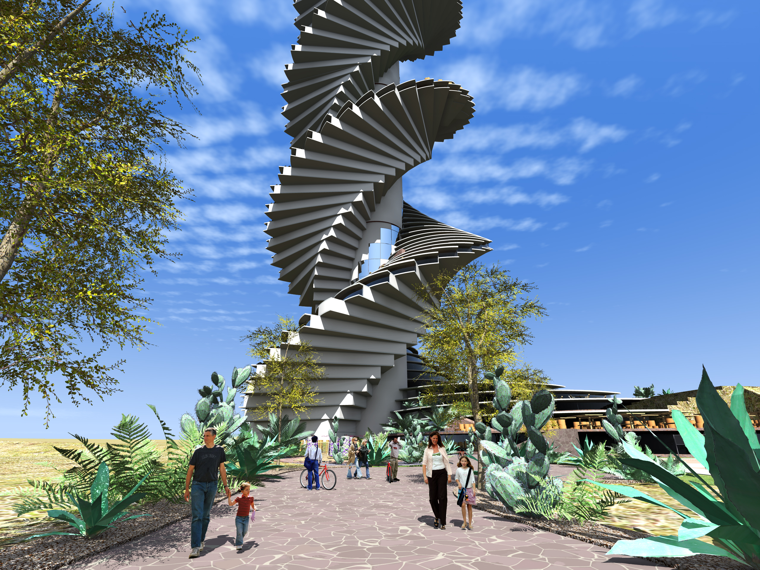 Experimental Sustainable Skyscraper - Architizer