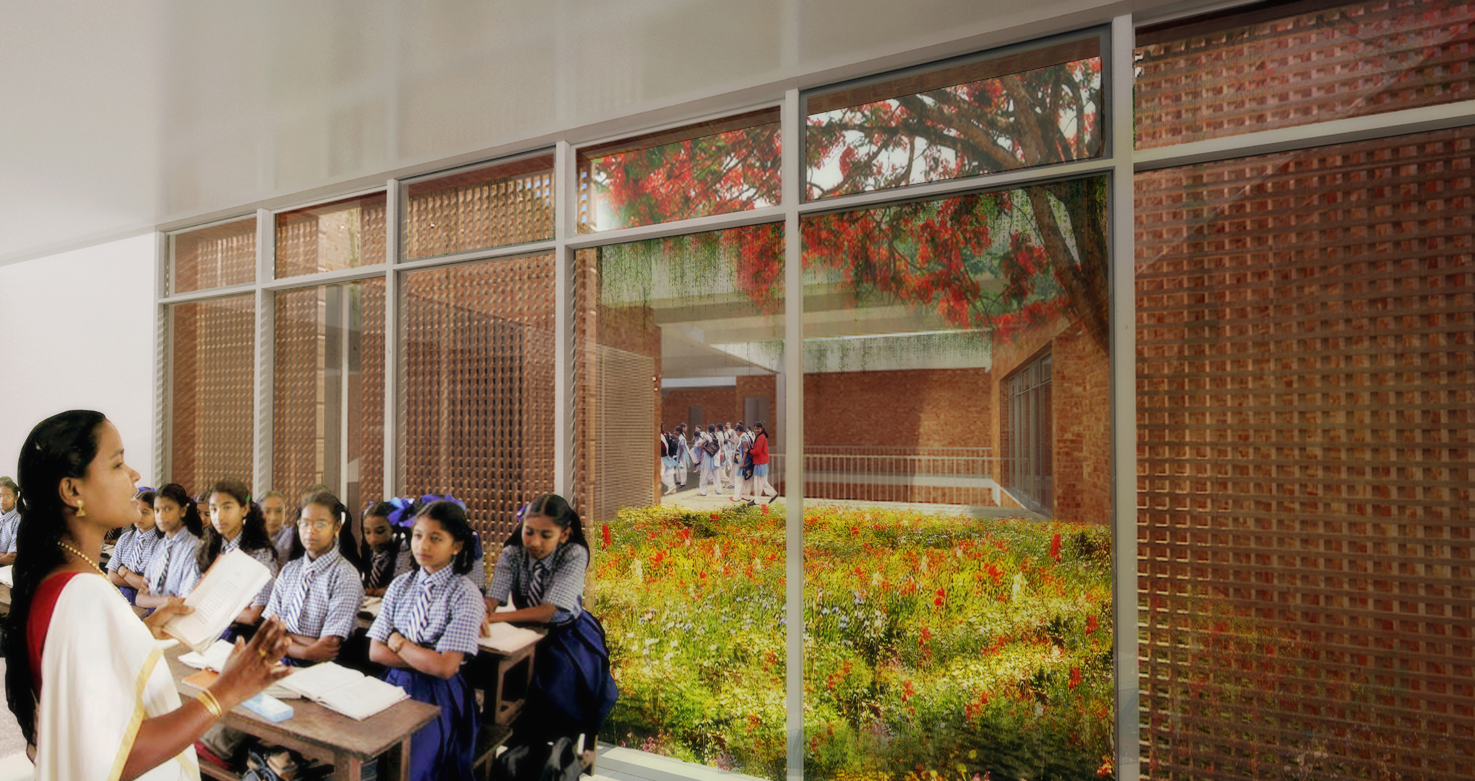 Indore School Design - Architizer