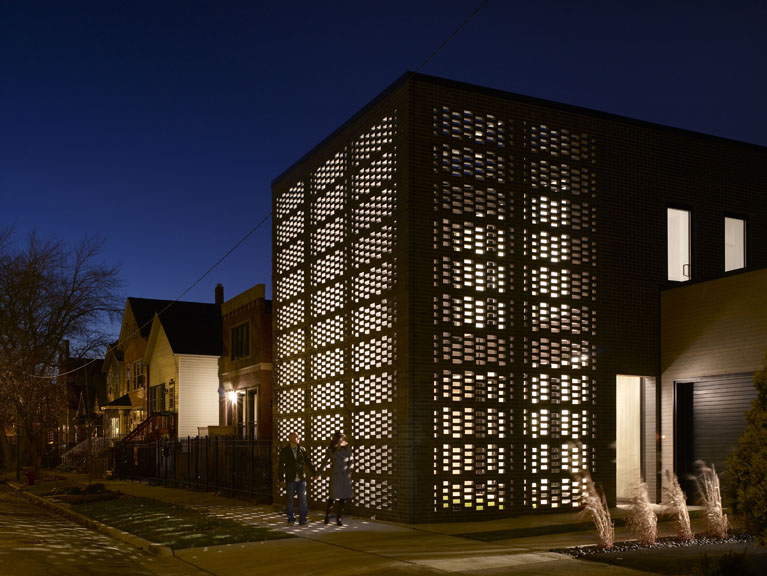 Brick Weave House by Studio Gang - Architizer