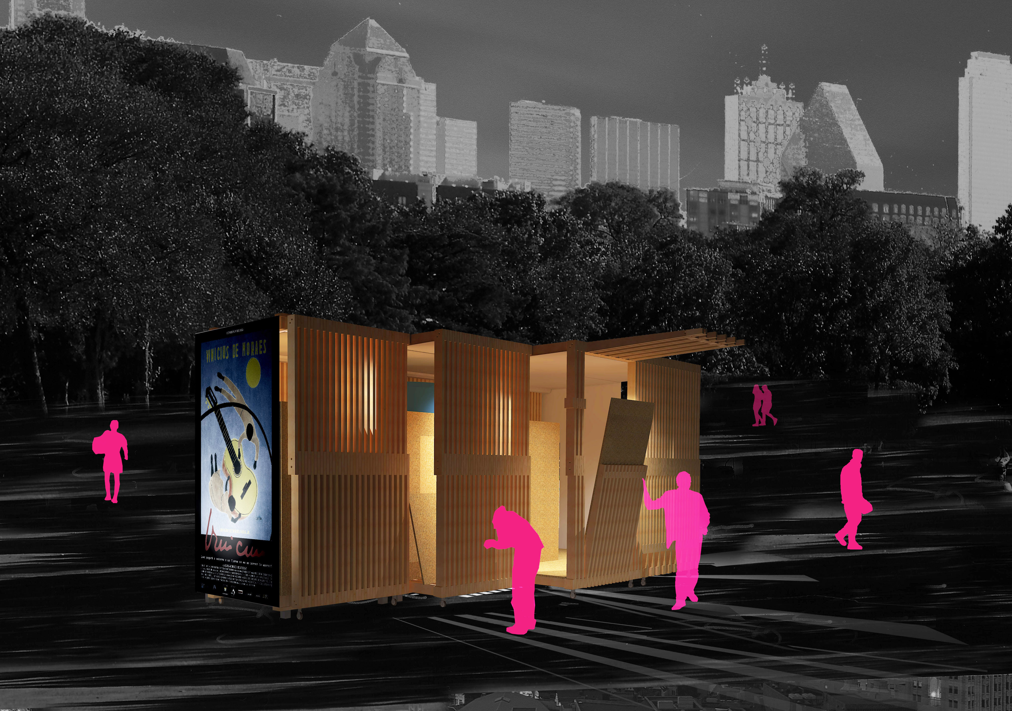 Service Kiosks for Urban Parks in São Paulo - Architizer