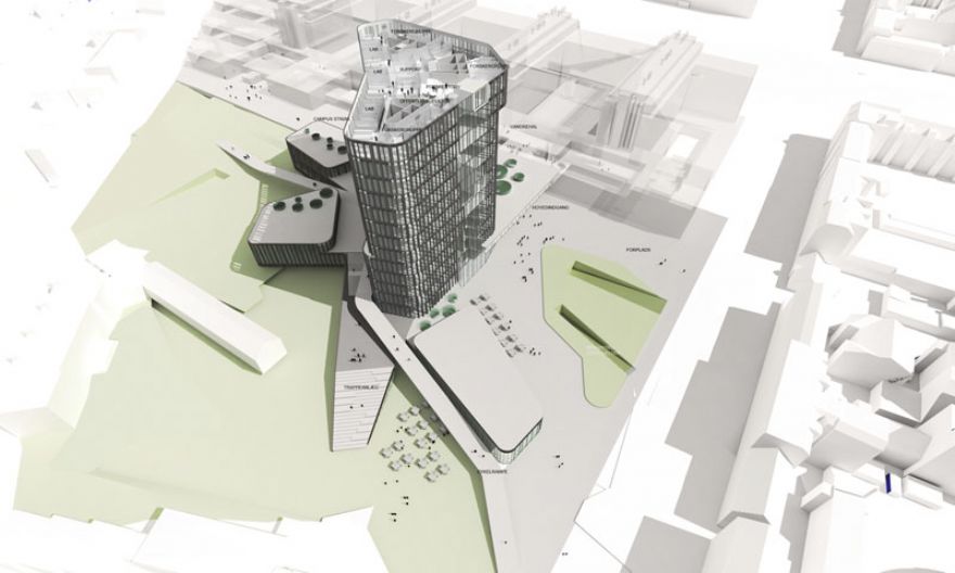 Science Tower for the Panum Complex by C.F. Møller Architects - Architizer