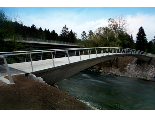 Sava footbridge by Arhitektura - Architizer