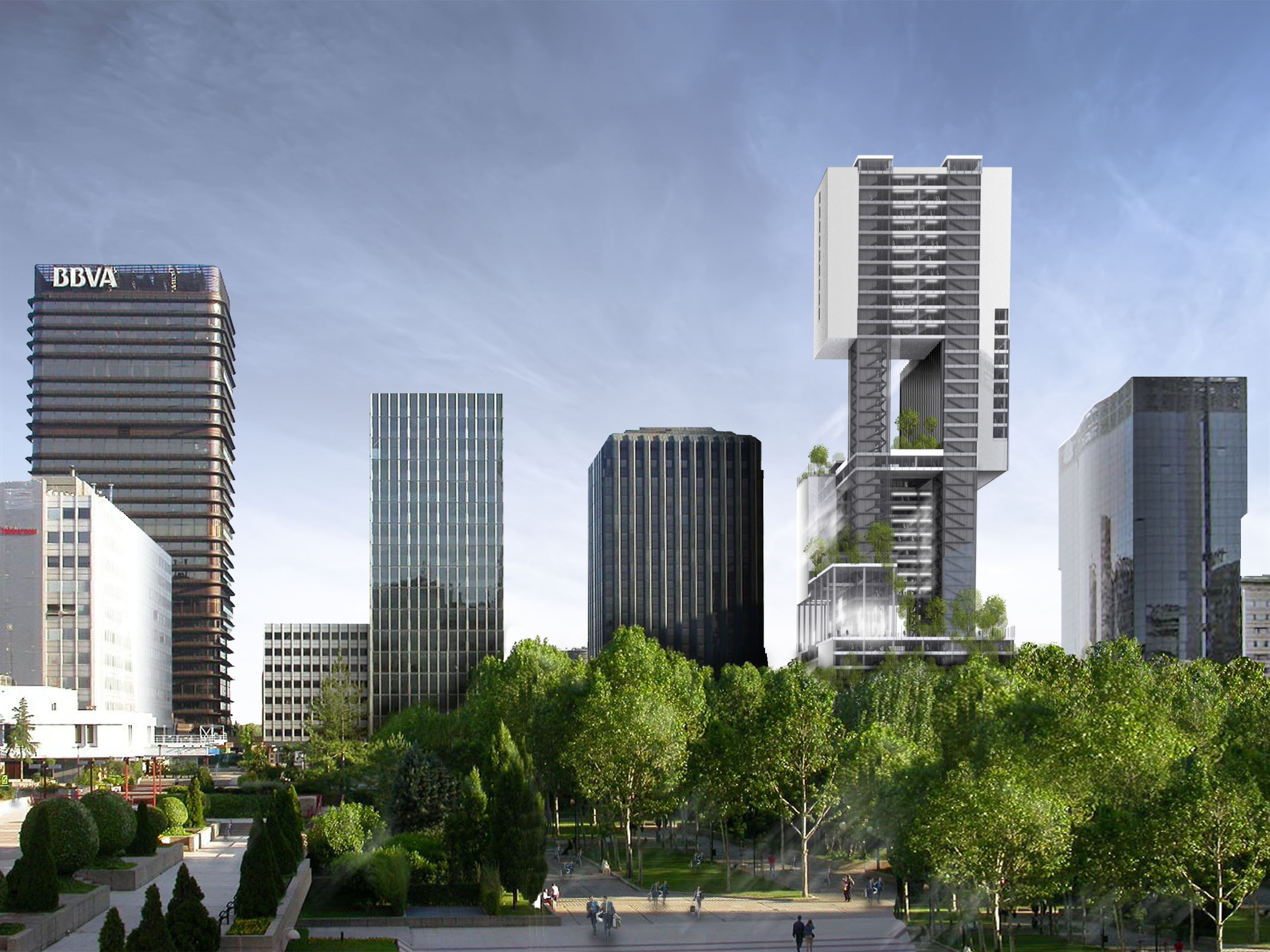 Mixed-use Tower in Madrid - Architizer