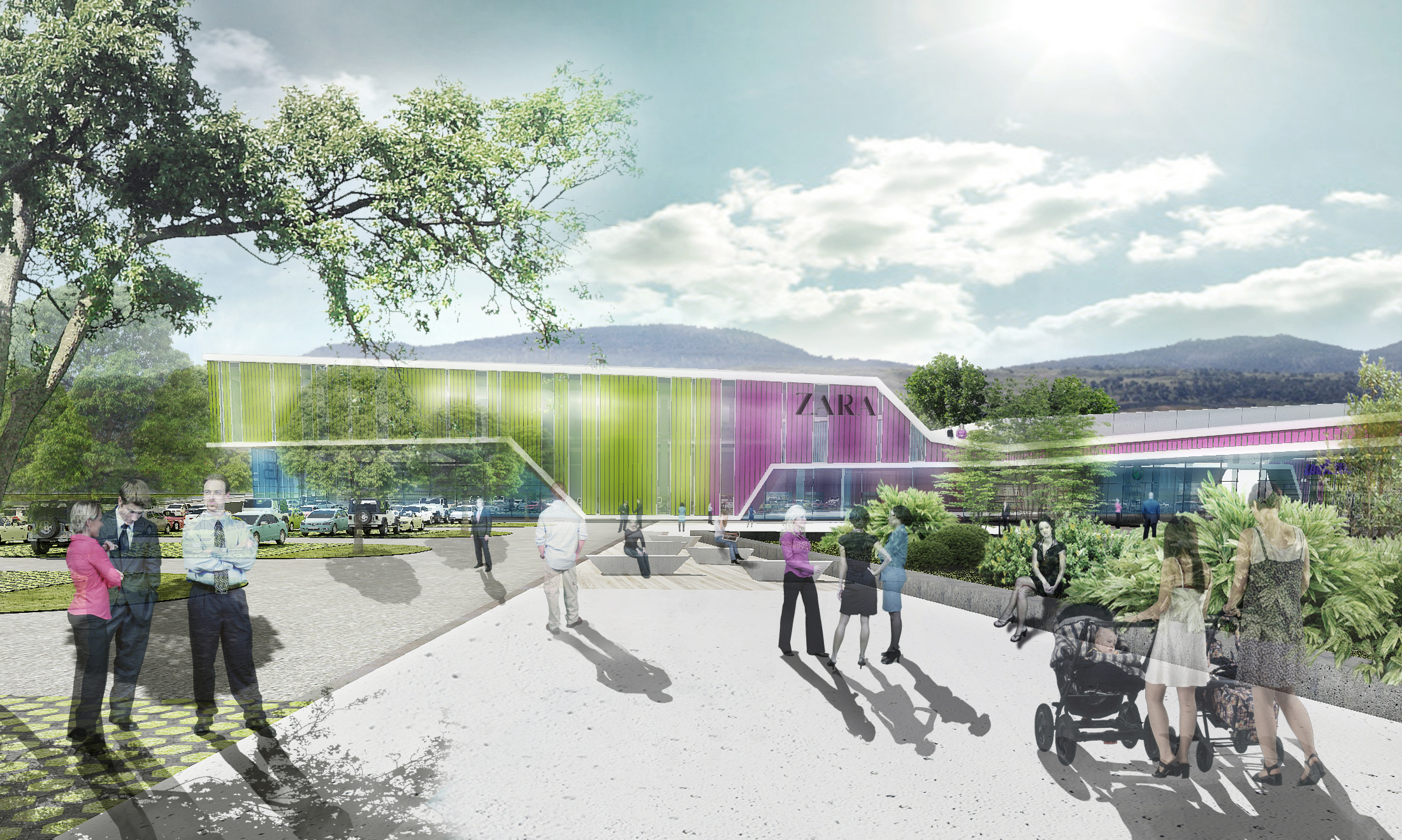 suburban shopping - Architizer