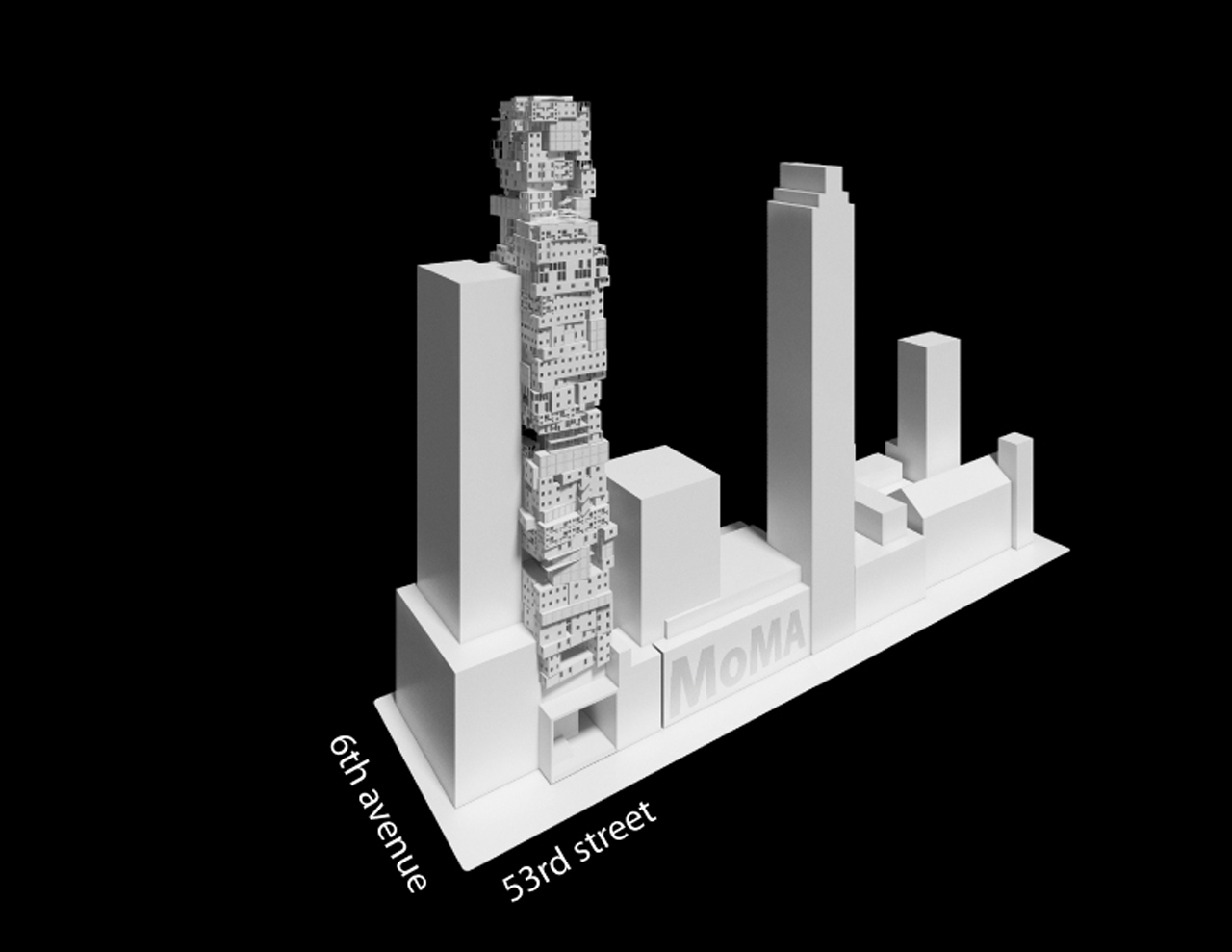 Alternative Tower for MoMA 53W53 by Axis Mundi - Architizer