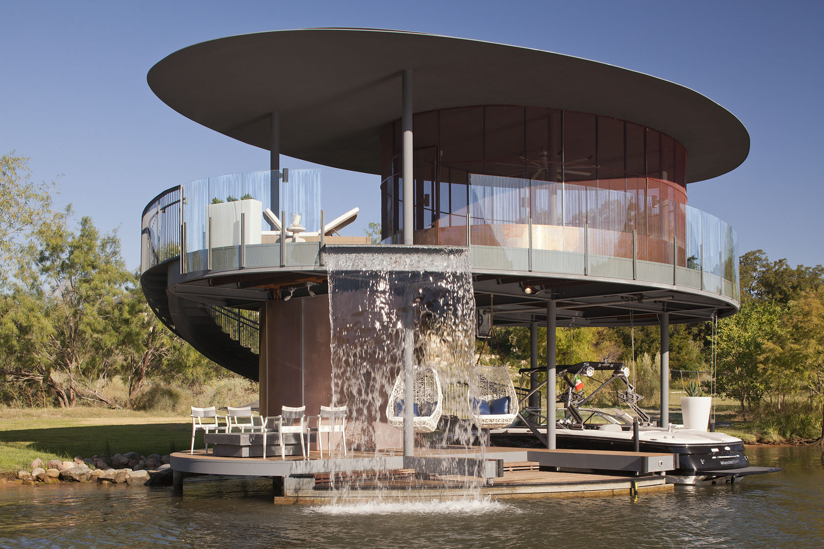 Shore Vista Boat House by Bercy Chen Studio LP - Architizer