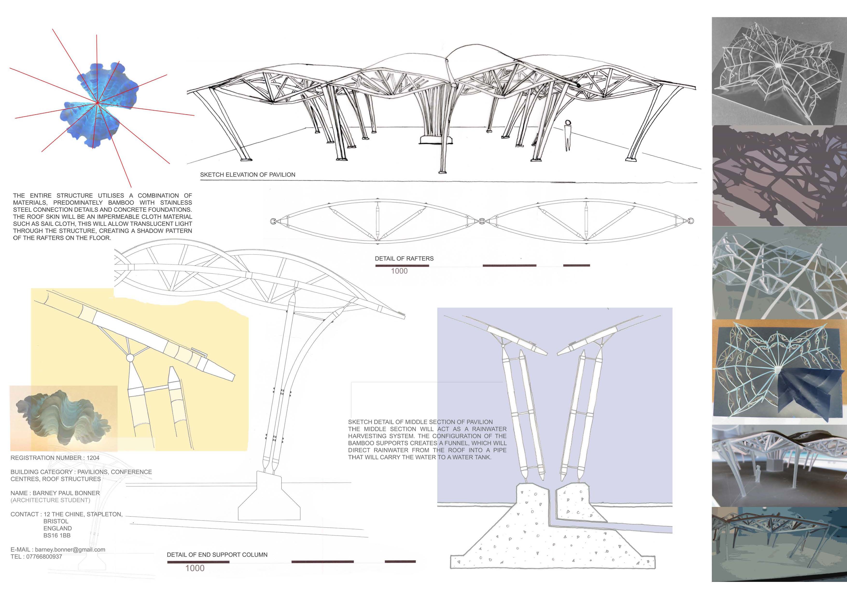 Clam Shell Pavilion - Architizer