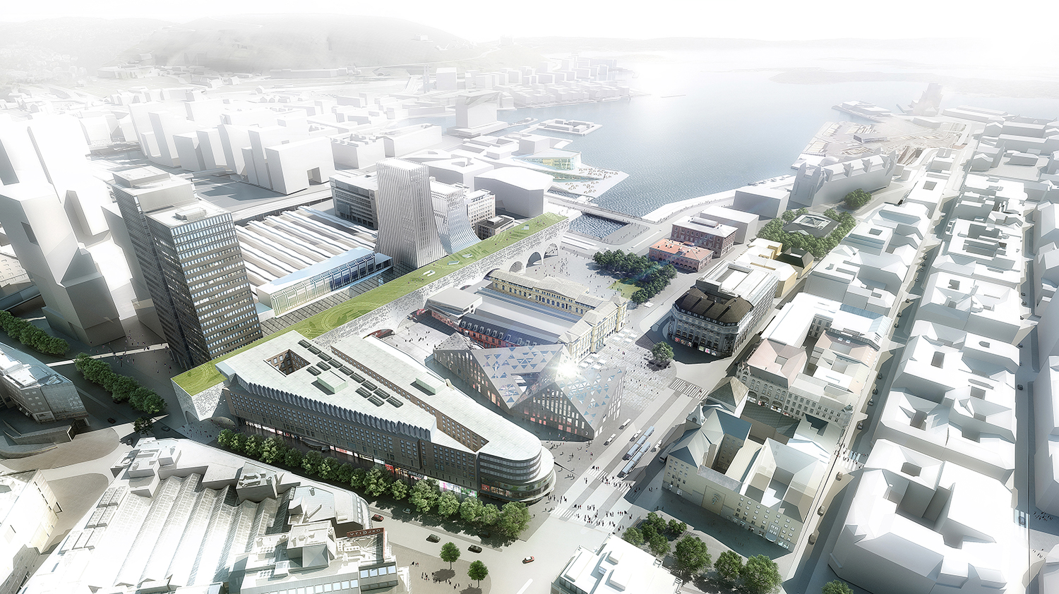 New Oslo Central Station by Space Group Architects - Architizer