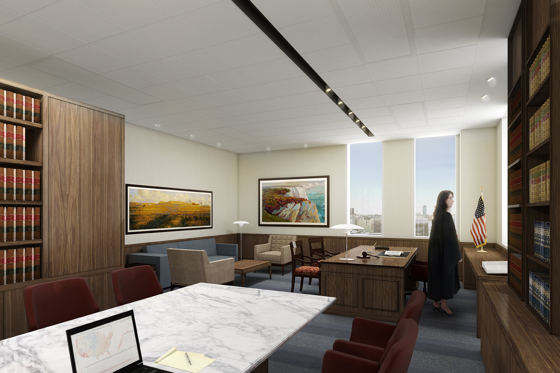 United States Courthouse Design-Build Competition Finalist by HMC ...