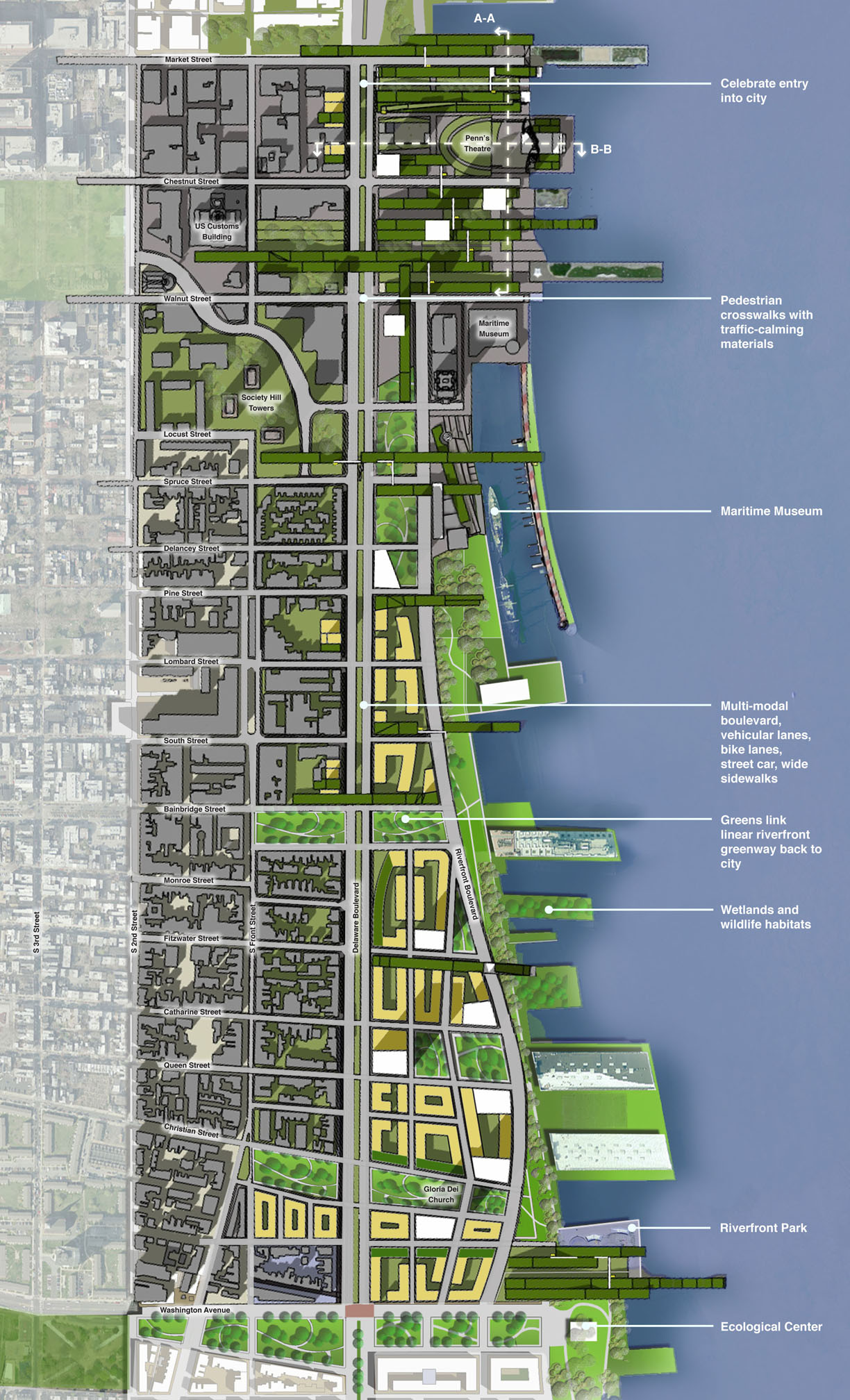 Idea 307251: Penn's Landing Redevelopment Project by URBAN pad in ...
