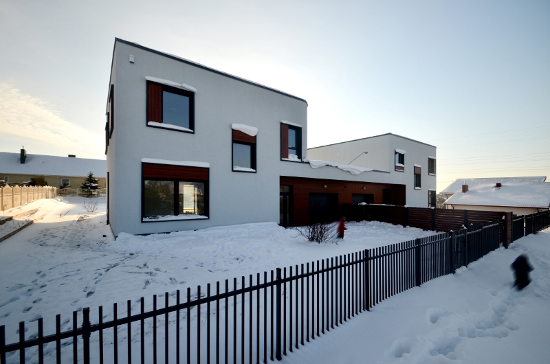 Rectangle parallelepiped House by Devyni architektai - Architizer